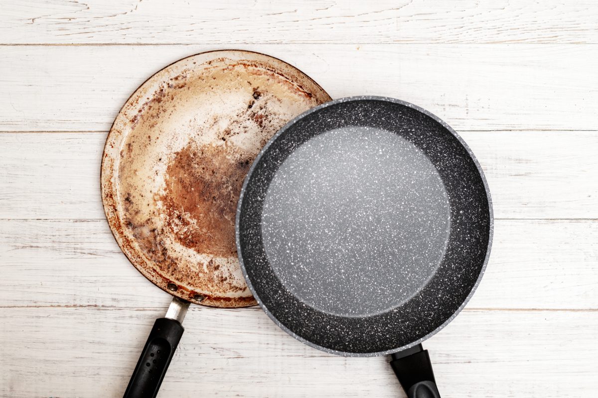 Worn-out non-stick cookware: Not just ugly — but toxic - Easy Health ...